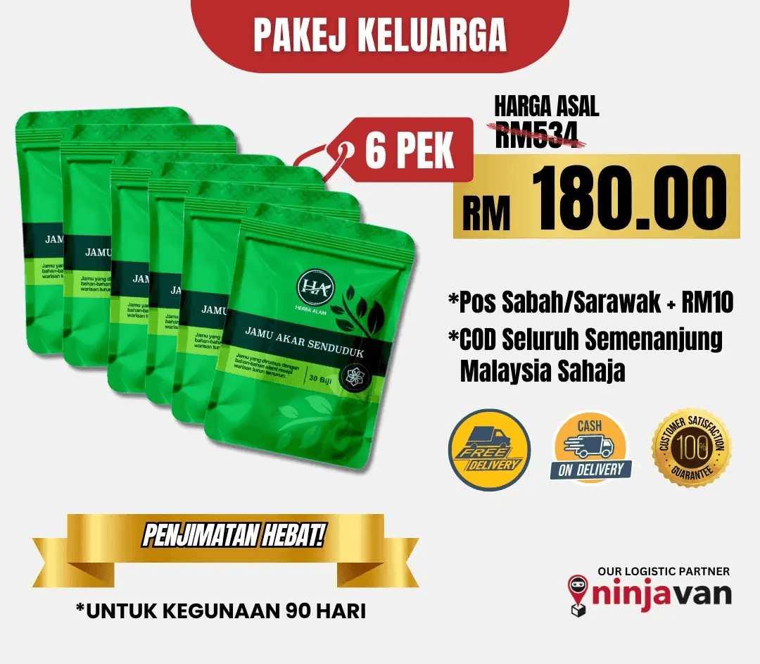 JAMU SENDUDUK 6 PAKET – Warisan Herba Tradisi ML
